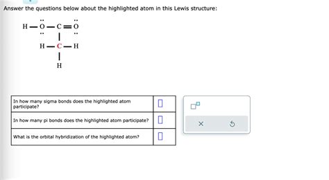 Solved Answer The Questions Below About The Highlighted Atom Chegg Com