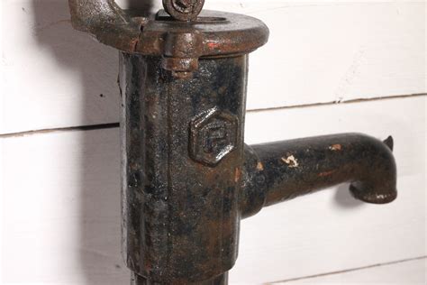 Antique Hand Water Pump Old Hand Water Pump Domein Bokrijk Genk