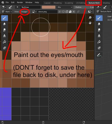 How Do I Remove The Facial Features Auto Made Eyes And Irises For