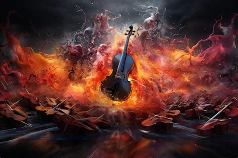 Premium Photo Orchestrating Emotions The Magic Of A Music Symphony