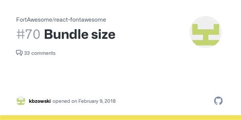 Bundle Size · Issue 70 · Fortawesomereact Fontawesome · Github