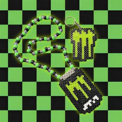 Monster Energy Kandi Necklace Set ×