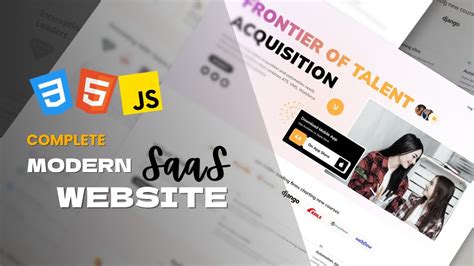 🎨🌟 Responsive Modern Website Using Html Css And Js 🚀 😍 Youtube