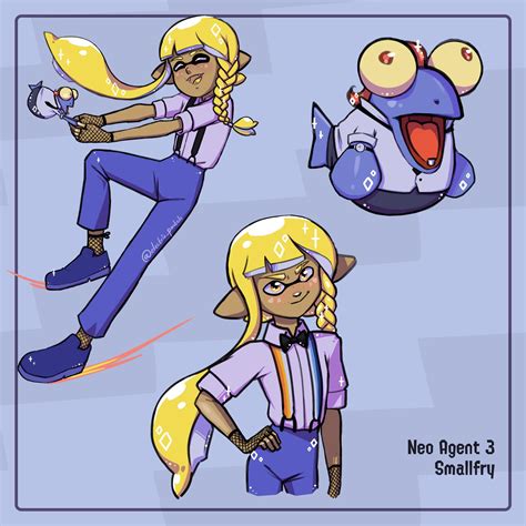 Fancy Smallfry And Agent R Splatoon