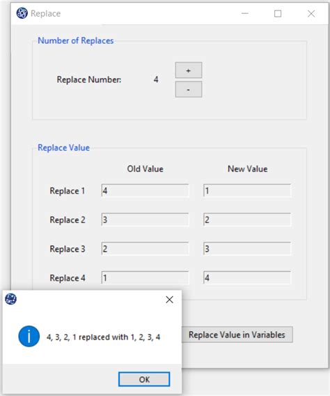 Replace Data Statisme