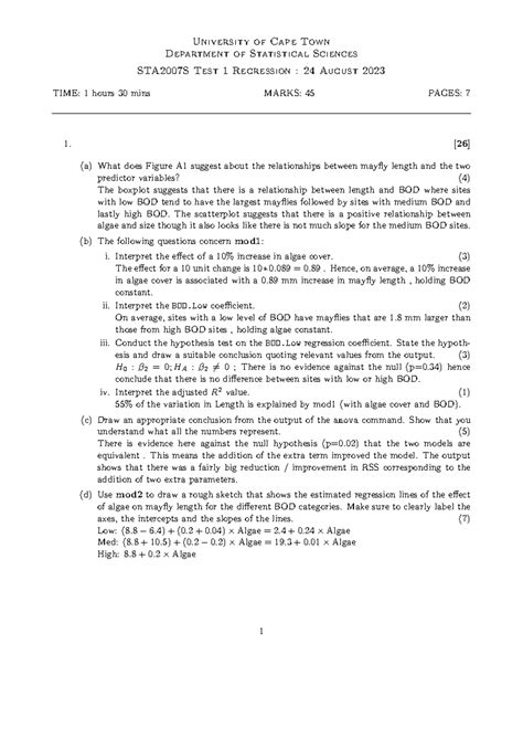 Test1 2023 Solns V These Are Past Test Question Paper With Memos Provided To Practise For