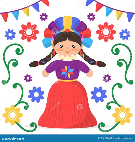 Dress Michoacan Mexico Stock Illustrations 11 Dress Michoacan Mexico Stock Illustrations