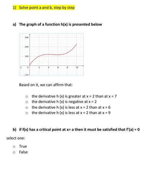 Solved Solve Point A And B Step By Step A The Graph Of Chegg Com