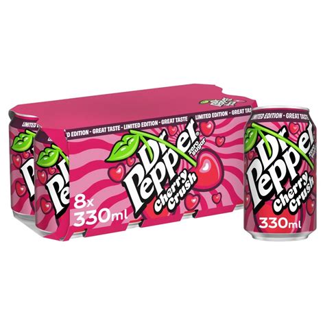 Dr Pepper Cherry Crush Multipack 8x 330ml Candy Mail Uk