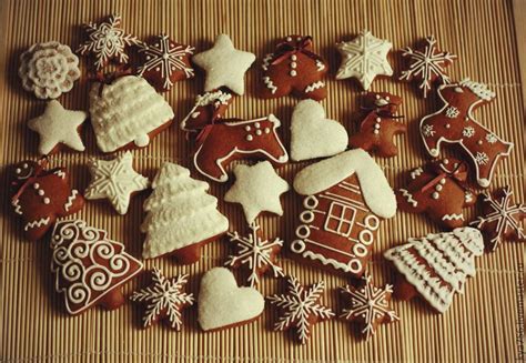 Рождественские пряники Рецепты рождественского печенья Рождественские рецепты Десерты без