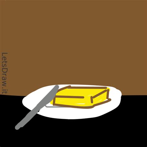 How To Draw Butter Qsh5drim6 Png LetsDrawIt