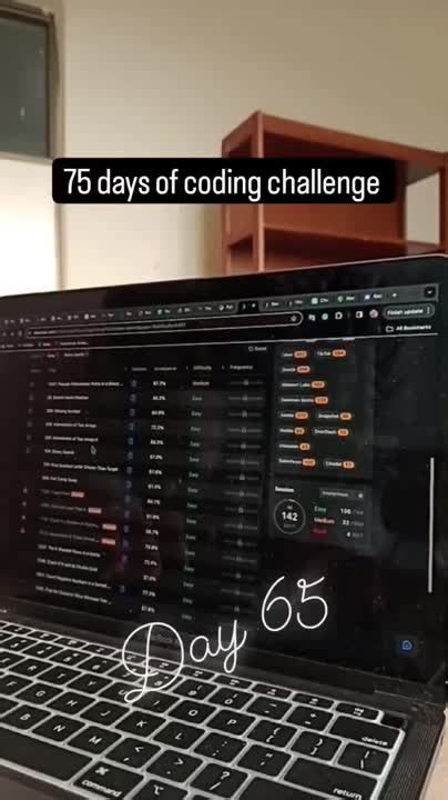 Video Day 65 Of 75daysofcoding Challenge Code Learn And Conquer Harendra Prajapat Posted