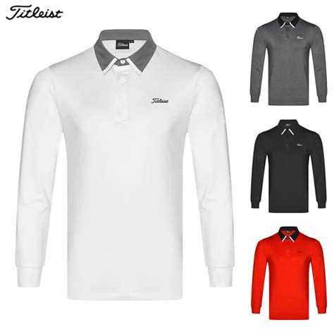 Titleist 골프 4종 남성 기능성 긴팔 카라 티셔츠 G334 골퍼 엠파이어 골프웨어 레플리카 전문