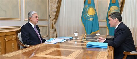 Kazakh Pm Briefs President Tokayev On Socio Economic Development The Astana Times