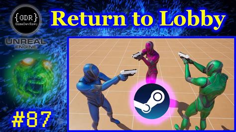 Return To Lobby Tutorial Shorts 87 Make A Multiplayer Game From Scratch In Unrealengine 5