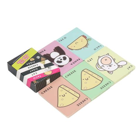 Juego De Cartas Lindo Patrón De Dibujos Animados Juego De Mesa