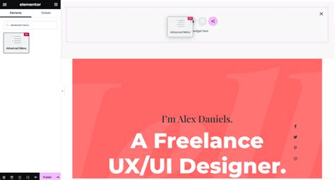 Create Full Screen Overlay Menu In Elementor How To