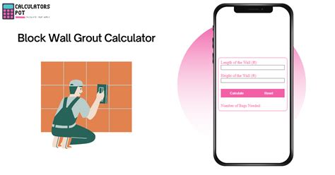 Block Wall Grout Calculator Calculatorspot