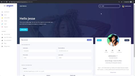 Admin Dashboard Argon Open Source Admin Panel Coded In Flask Appseed Youtube