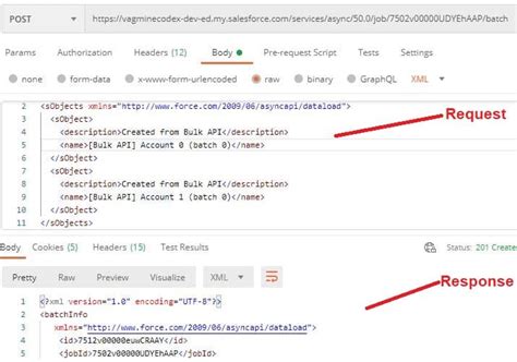 Using Salesforce Bulk Api V1 Salesforcecodex