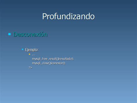 Acceso A Bases De Datos Con Mysql Y Odbc Desde Php Página 2