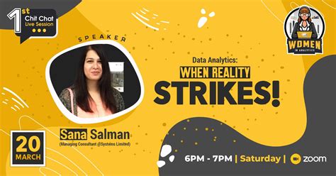 Free Webinar Data Analytics When Reality Strikes