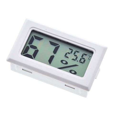 Small Lcd Digital Thermometer Hygrometer Convenient Temperature Sensor Hygrometer Measuring