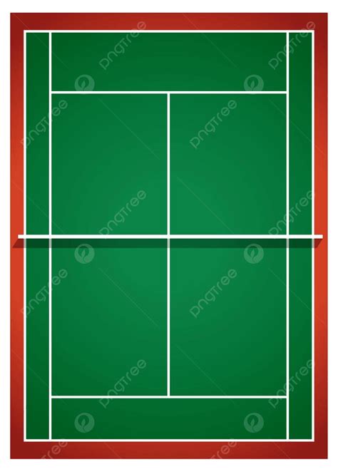 Aerial View Of Badminton Court Drawing Graphic Illustration Vector Drawing Graphic