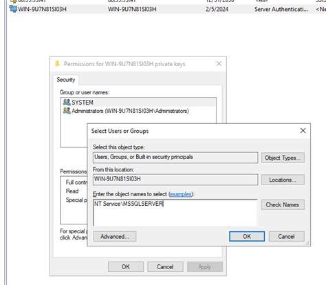 How To Generate A Self Signed SSL Certificate For MS SQL Server 2008 R2