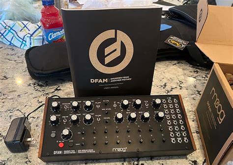 Moog Dfam Drummer From Another Mother Semi Modular Analog Reverb