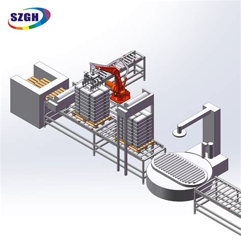 The 4 Axis Handling And Szgh Robot 100kg Load Automatic Handling Robot Arm High Capacity