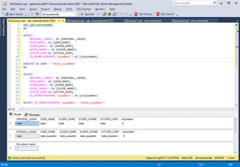 SQL Server Como utilizar o EXECUTE AS para executar comandos como outro usuário Impersonate