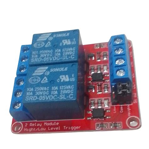 MÓdulo Rele 5v 10a 2 Canais Com Borne Kre Arducore Robótica