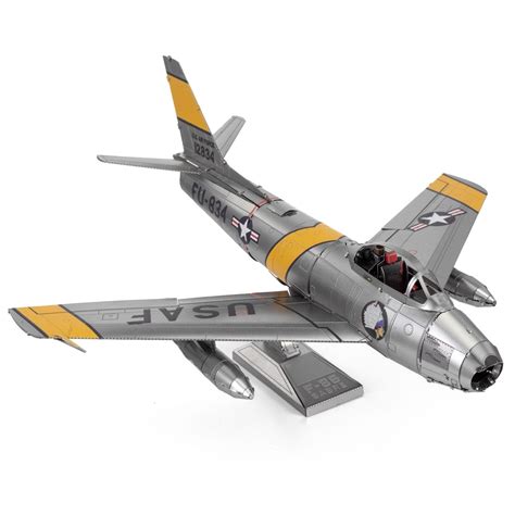 F 86 Sabre 3d Metal Model Kits