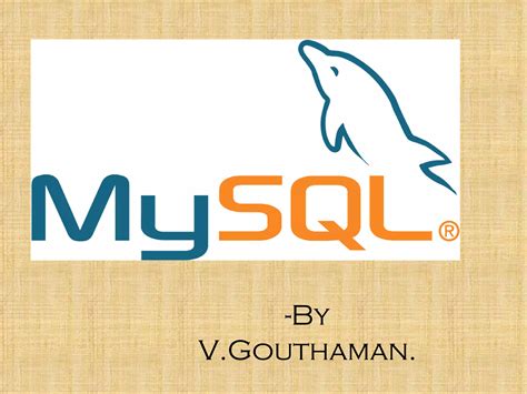 Mysql Ppt Databases Computer Software And Applications