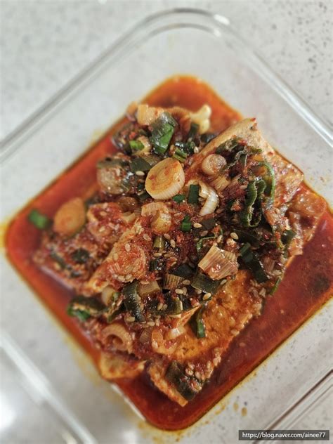 초간단 두부조림 두부요리 가정식반찬 조림요리 밑반찬