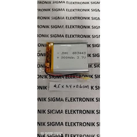 Jual Baterai Lithium Polymer V Mah Mah Mah Mah Harga Per Pcs Shopee Indonesia