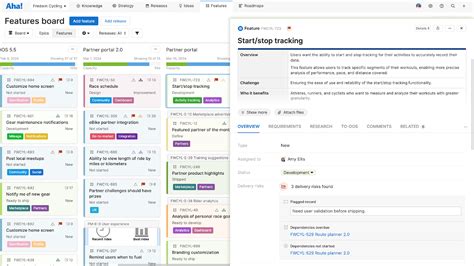 Aha Roadmaps Dependencies — Manage Related Work