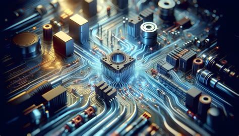 Abstract Colorful Photorealistic Background Of Fantastic Computer Hardware Stock Illustration