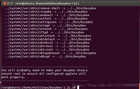 配置和编译busybox相关问题（ubuntu 制作最小系统）unbuntu配置与编译busybox Csdn博客