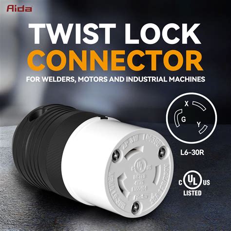 Nema L6 30r Locking Connector Twist Generator Female