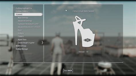 Fallout 4 High Heels System Система высоких каблуков для Fallout 4