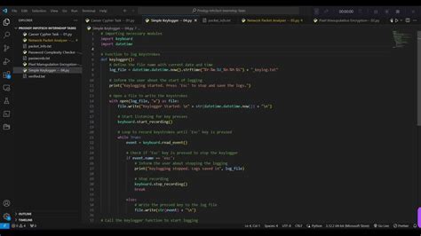 How I Developed A Keylogger Program At Prodigy Infotech Vivek Mahyavanshi Posted On The Topic