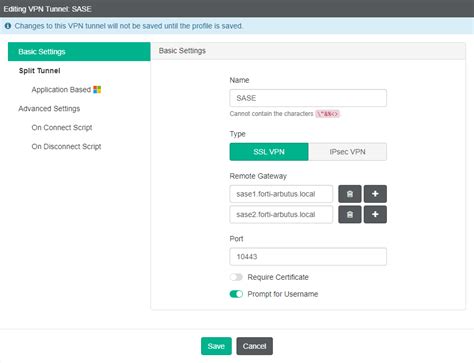 Modifying Remote Access Endpoint Profile Fortigate Fortios 7 2 5 Fortinet Document Library