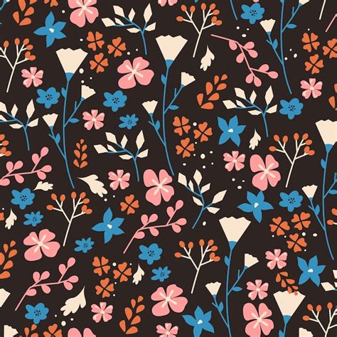Floral Pattern Motif Vectors And Illustrations For Free Download