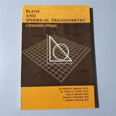 Plane And Spherical Trigonometry Bymamhot Shopee Philippines