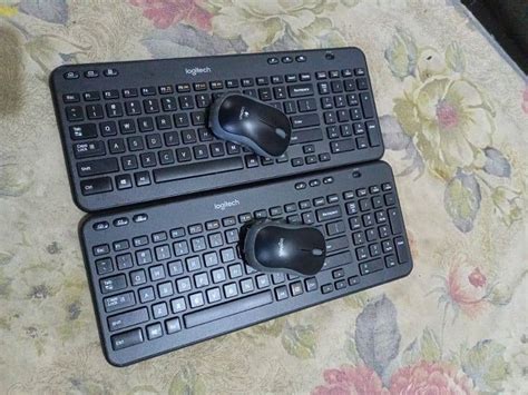 Logitech Wireless Keyboard And Mouse Combo Computer Components 1088363454