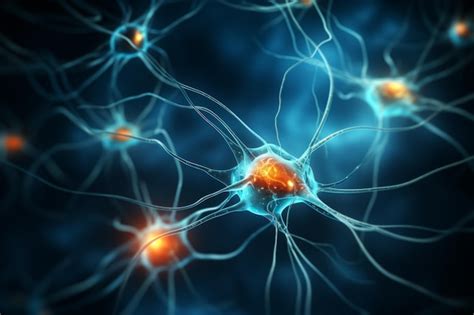 Premium Ai Image Neuron Cells Neural Network Under Microscope Neuro