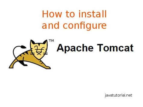 How To Install And Configure Apache Tomcat Installation Fictional