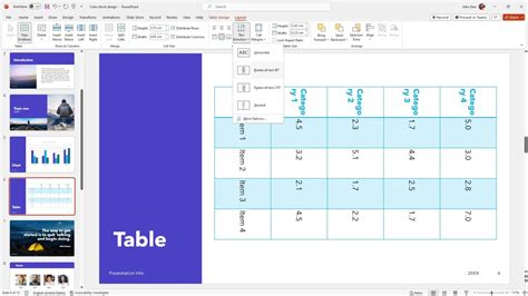 How To Rotate Tables In PowerPoint Vegaslide